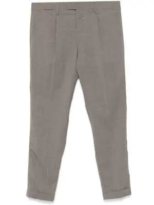 BRIGLIA 1949 Tapered Cropped Trousers