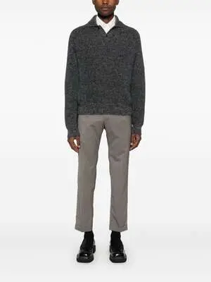 BRIGLIA 1949 Tapered Cropped Trousers