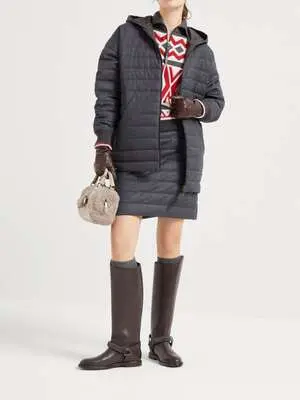 Brunello Cucinelli Padded Mini Skirt