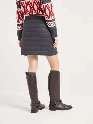 Brunello Cucinelli Padded Mini Skirt