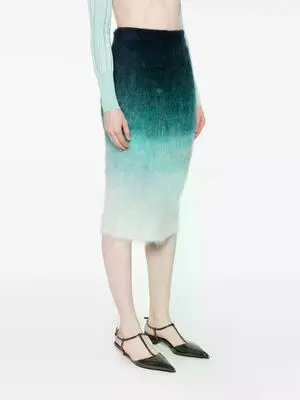 Casablanca Gradient Ankle-length Skirt