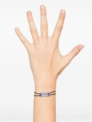 Le Gramme Lacquered Cord Bracelet 2,5g - Blue