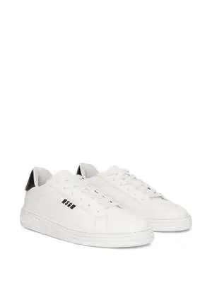 MSGM Leather Sneakers