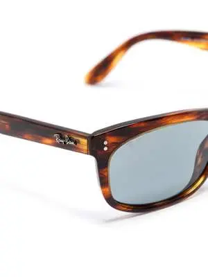 Ray-ban Balorette Rectangle-frame Sunglasses - Brown
