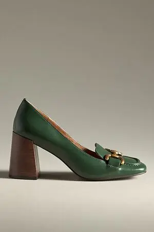 BIBI LOU Zagreb Wood Stacked Heels