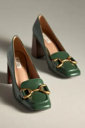 BIBI LOU Zagreb Wood Stacked Heels