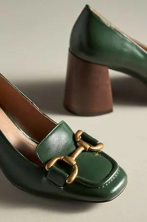 BIBI LOU Zagreb Wood Stacked Heels