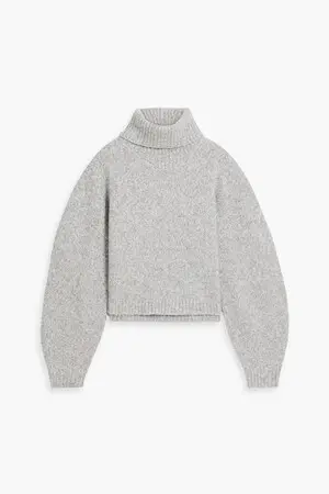 Helmut Lang Mélange Merino Wool-blend Turtleneck Sweater