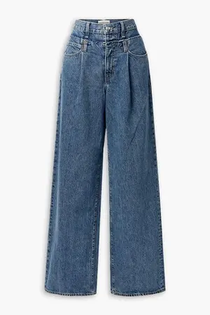 SLVRLAKE Reworked High-rise Wide-leg Jeans