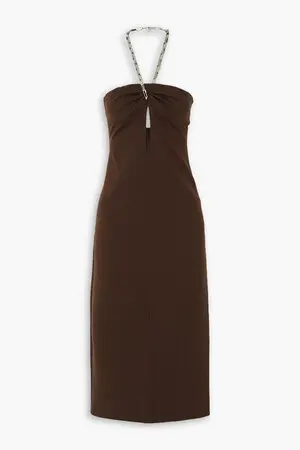 Chocolate Halterneck Dresses