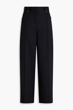 3.1 Phillip Lim Wool-twill Wide-leg Pants - Midnight Blue