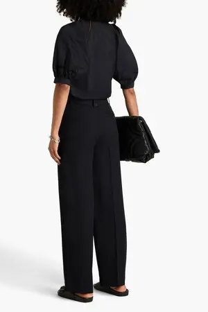 3.1 Phillip Lim Wool-twill Wide-leg Pants - Midnight Blue