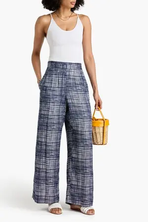 Rag & Bone Tara Printed Wide-leg Pants