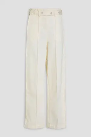 3.1 Phillip Lim Cotton-twill Wide-leg Pants - Ecru