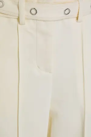 3.1 Phillip Lim Cotton-twill Wide-leg Pants - Ecru