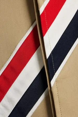 Thom Browne Striped Cotton-twill Coat