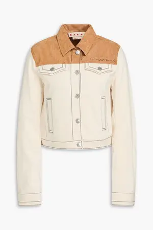 Marni Two-tone Denim Jacket