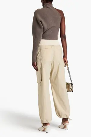 Rick Owens Ribbed Cashmere-blend Sweater - Taupe