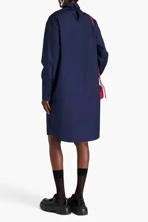 Marni Ruffled Cotton-poplin Shirt Dress