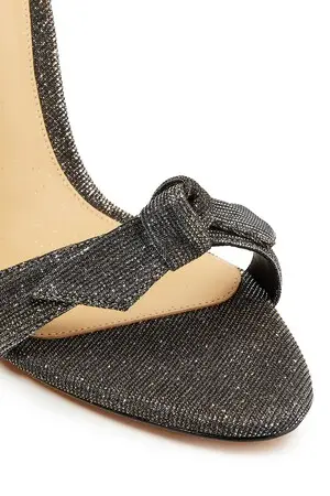 ALEXANDRE BIRMAN Clarita Lamé Sandals - Gunmetal