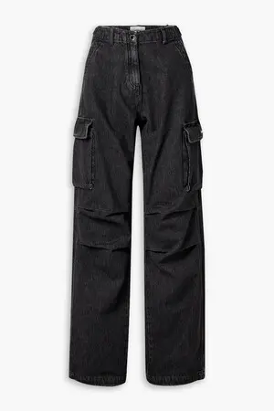 Coperni High-rise Wide-leg Cargo Jeans