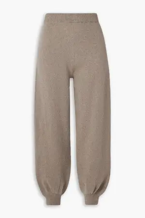 BASERANGE Cropped Cashmere And Wool-blend Track Pants