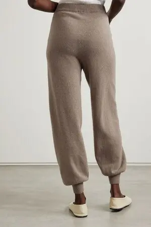 BASERANGE Cropped Cashmere And Wool-blend Track Pants