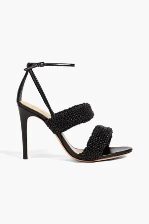 ALEXANDRE BIRMAN Alessia 100 Woven Leather Sandals