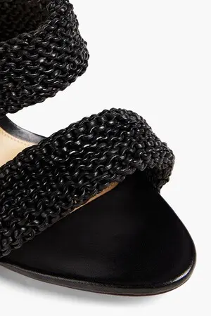 ALEXANDRE BIRMAN Alessia 100 Woven Leather Sandals