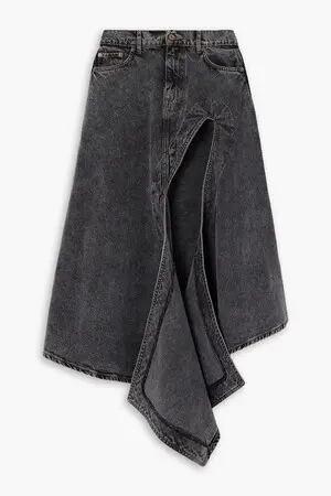 Y/project Evergreen Cutout Denim Midi Skirt