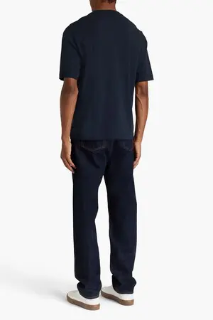 Dunhill Appliquéd Cottonjersey Tshirt