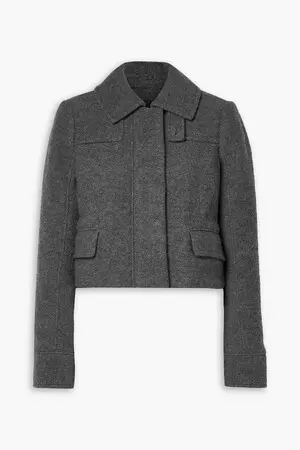 Proenza Schouler Cropped Wool-felt Jacket