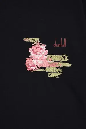 Dunhill Embroidered Cottonjersey Tshirt