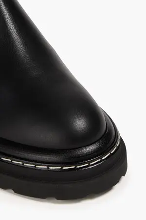 Alberta Ferretti Leather Chelsea Boots