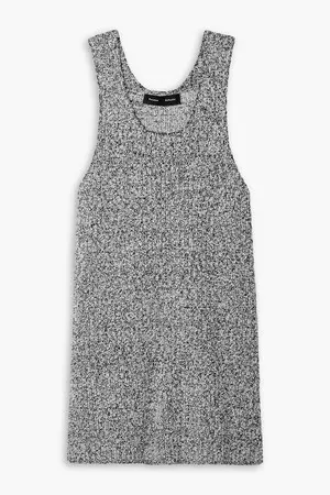Proenza Schouler Ribbed Bouclé-knit Tank