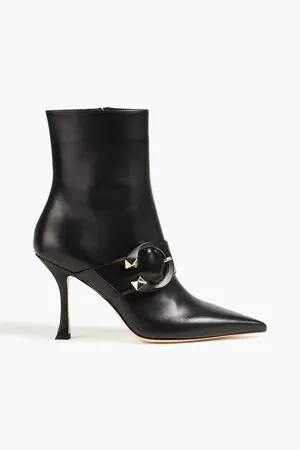 JIMMY CHOO Magik 90 Leather Ankle Boots