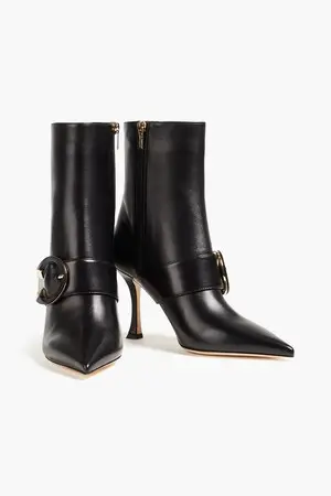 JIMMY CHOO Magik 90 Leather Ankle Boots