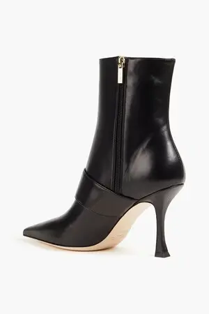 JIMMY CHOO Magik 90 Leather Ankle Boots