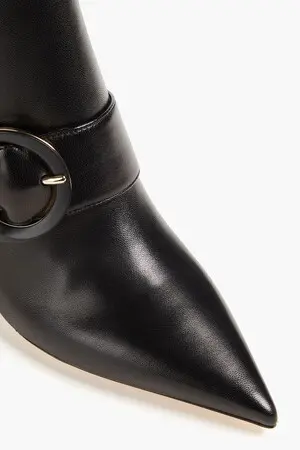 JIMMY CHOO Magik 90 Leather Ankle Boots