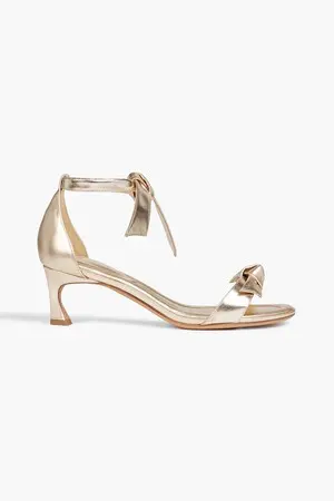 ALEXANDRE BIRMAN Clarita 50 Metallic Leather Sandals