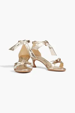 ALEXANDRE BIRMAN Clarita 50 Metallic Leather Sandals