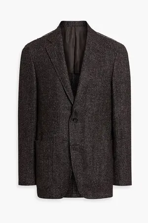 Canali Brushed Tweed Blazer