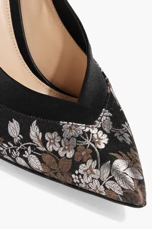 GIANVITO ROSSI Kimono Brocade Pumps