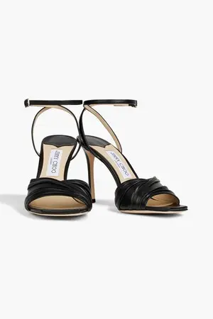 JIMMY CHOO Basil 95 Leather Sandals