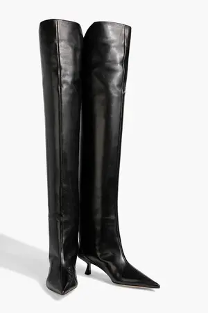 JIMMY CHOO Vari 45 Leather Over-the-knee Boots