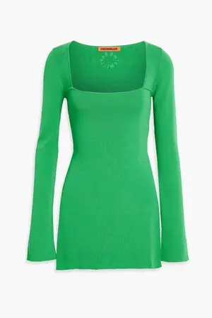 SIMONMILLER Zozo Knitted Top - Green