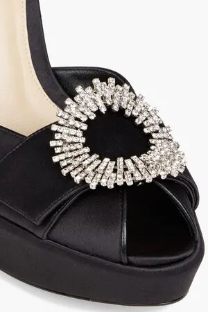 ALEXANDRE BIRMAN Madelina 120 Crystal-embellished Platform Sandals