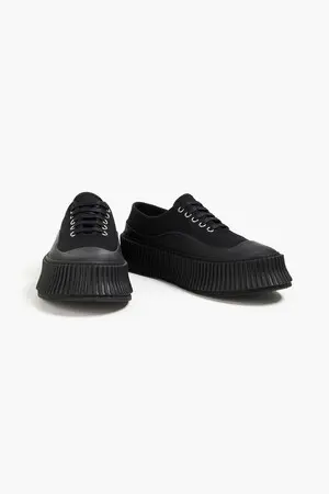JIL SANDER Canvas Platform Sneakers