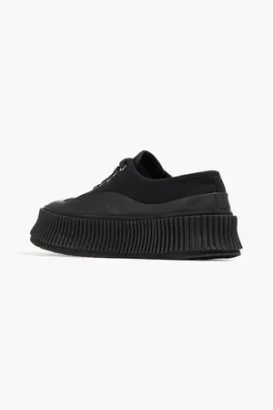 JIL SANDER Canvas Platform Sneakers