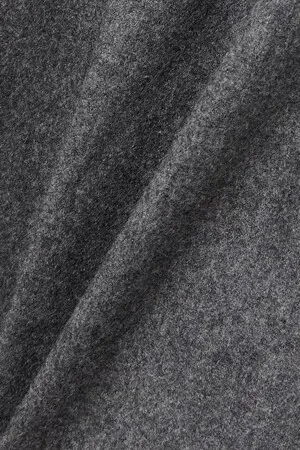 TOTEME Pleated Wool-blend Pants - Dark Gray